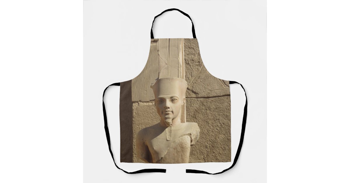 Statue of Tutankhamun Apron | Zazzle