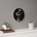 Statuette of a Lion-Headed Demon, Mesopotamia, c.5 Round Clock | Zazzle