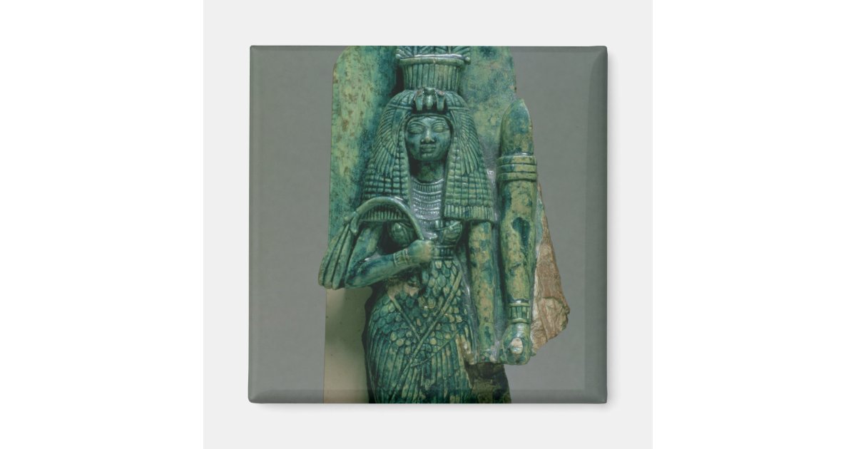 Statuette of Queen Tiye, wife of Amenophis III, Ne Magnet | Zazzle