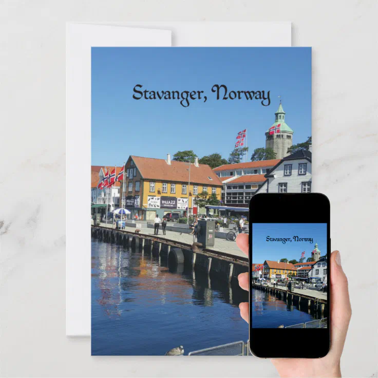 Stavanger, Norway Card | Zazzle