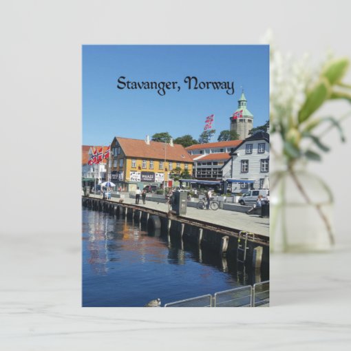 Stavanger, Norway Card | Zazzle