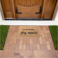 Stay Awhile Welcome Mat Doormat | Zazzle