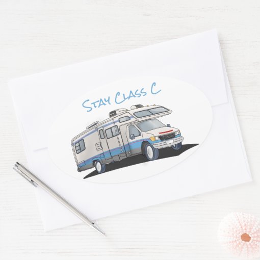 Stay Class C Motorhome Sticker | Zazzle