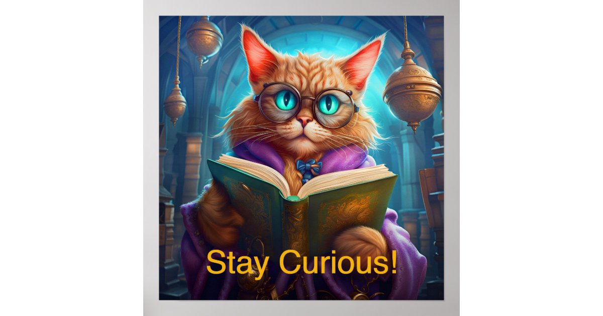 Stay Curious! Poster | Zazzle