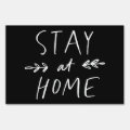 Stay Home | Hand Drawn Font Sign | Zazzle
