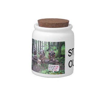 Stay Out Monkey Candy/Cookie Jar | Zazzle