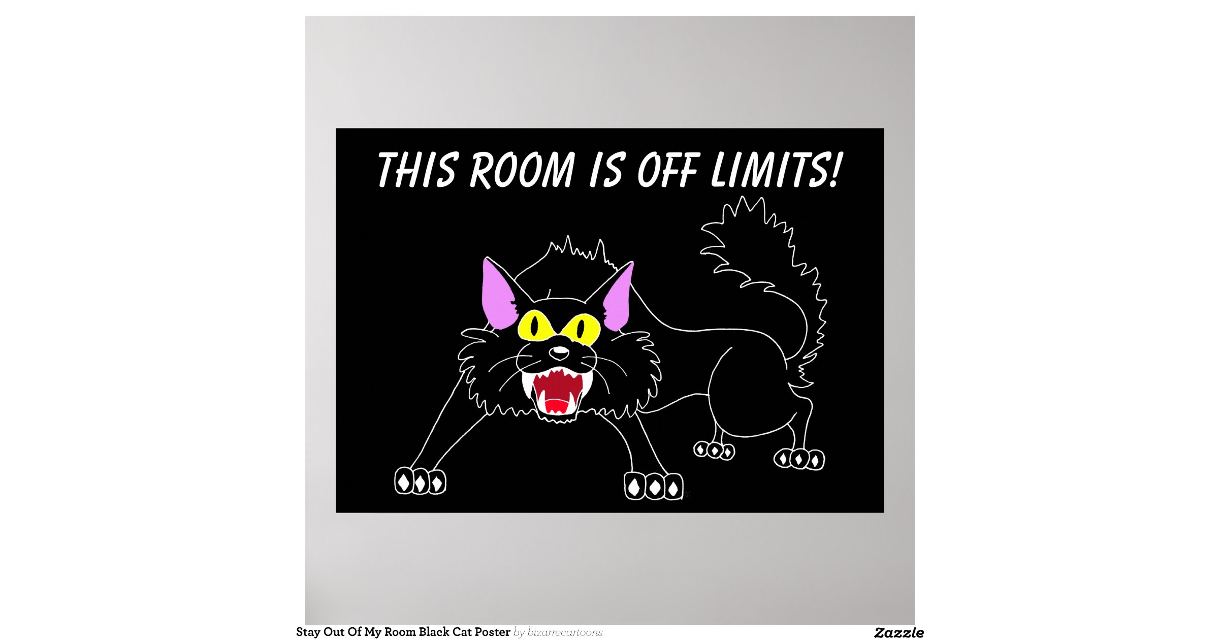 Stay Out Of My Room Poster | Zazzle