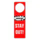 Stay out warning sign | Do not disturb door hanger | Zazzle