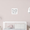 Stay Pretty & Be Nice | Calligraphy Script Poster | Zazzle