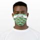Stay Safe DOMINICA FLAG Customizable Adult Cloth Face Mask | Zazzle