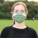 Stay Safe DOMINICA FLAG Customizable Adult Cloth Face Mask | Zazzle
