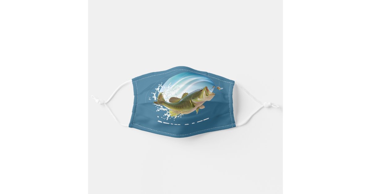 Stay Safe Fishing Face Mask | Zazzle