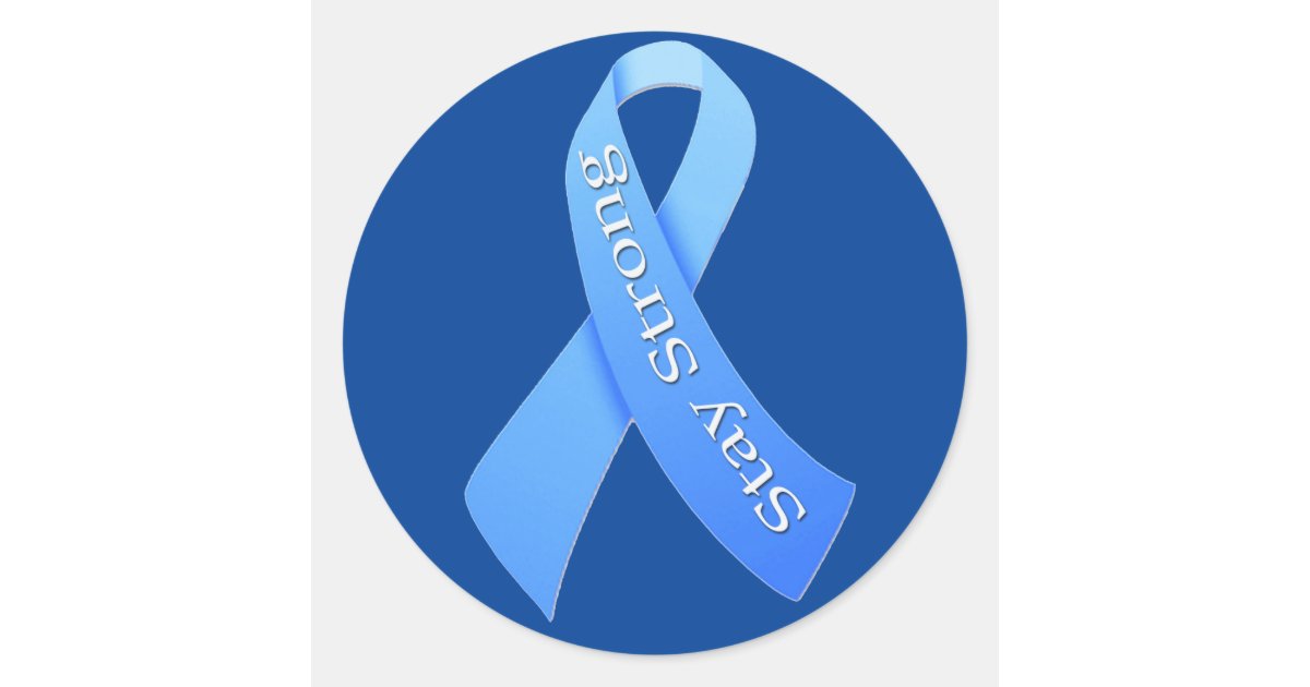 Stay Strong Prostate Cancer Awareness Sticker | Zazzle