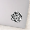 Stay Wild Custom Vinyl Sticker | Zazzle