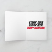 STAYIN' ALIVE! BIRTHDAY CARDS | Zazzle