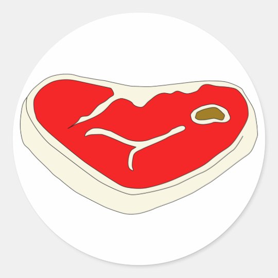 Steak Sticker | Zazzle.com