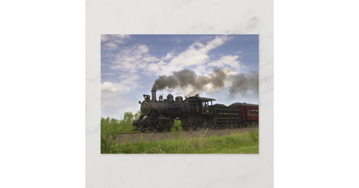 Steam Engine #40 Postcard | Zazzle
