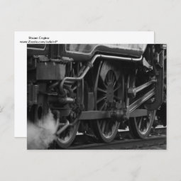 Steam Engine Locomotive Train Gifts Postcard | Zazzle