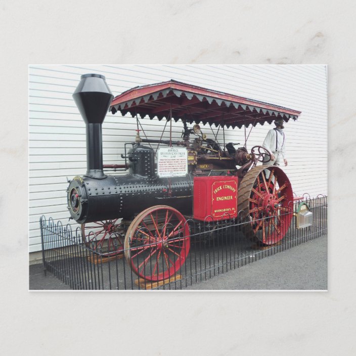 Steam Engine Postcard | Zazzle.com