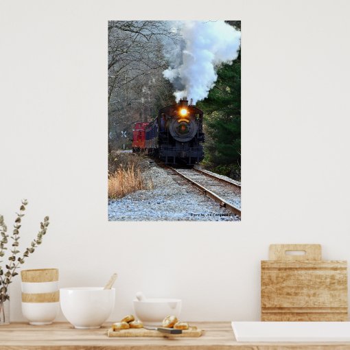 Steam Engine Poster | Zazzle