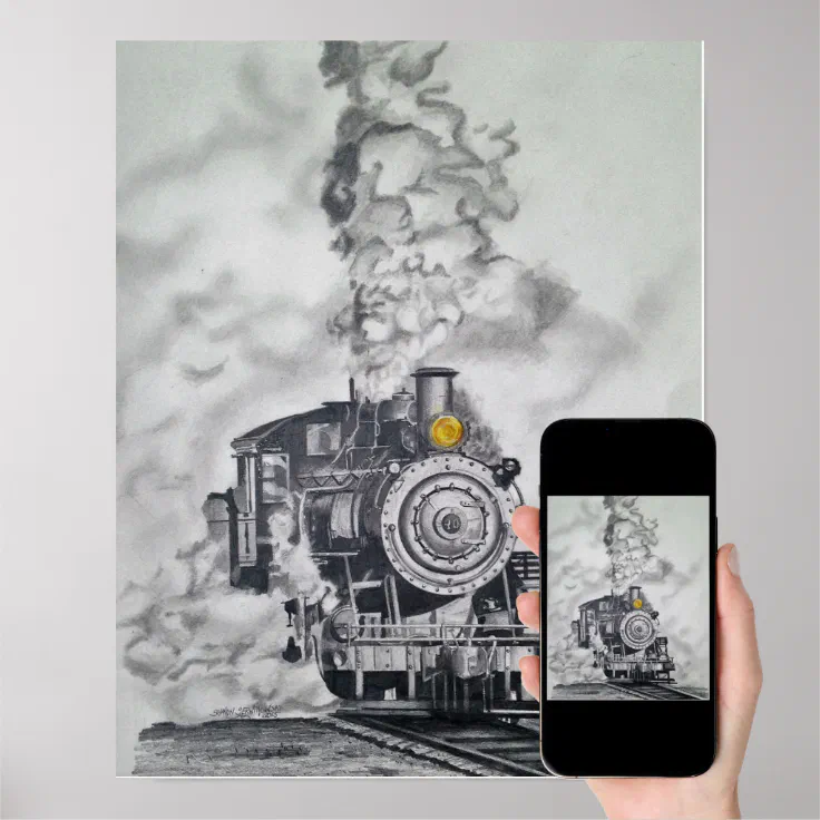 Steam Engine Poster | Zazzle