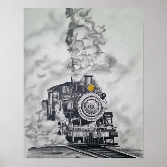 Steam Engine Poster | Zazzle