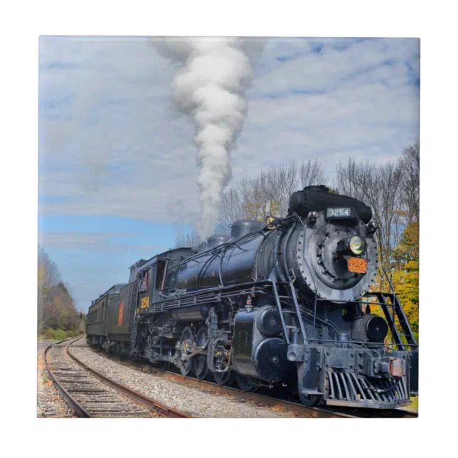 Steam Engine Tile | Zazzle