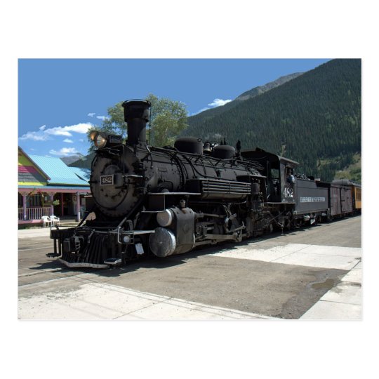 Steam locomotive 482, Durango & Silverton Postcard | Zazzle.com