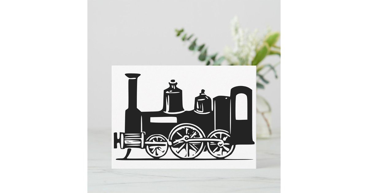Steam Locomotive Invitations | Zazzle