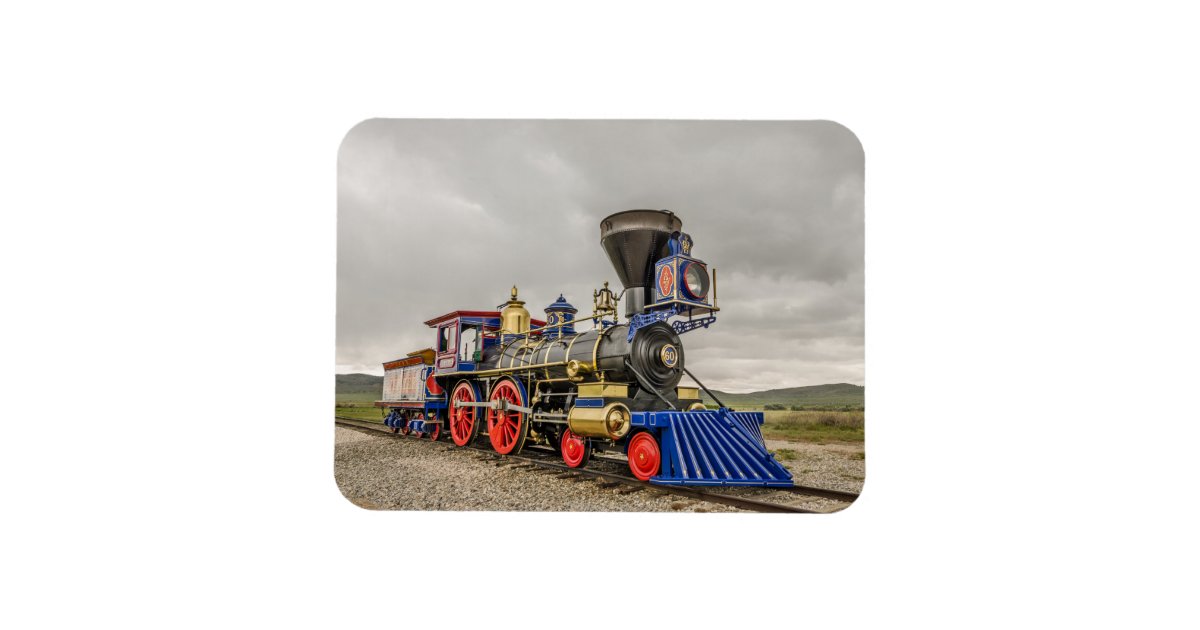 Steam Locomotive Jupiter Magnet | Zazzle