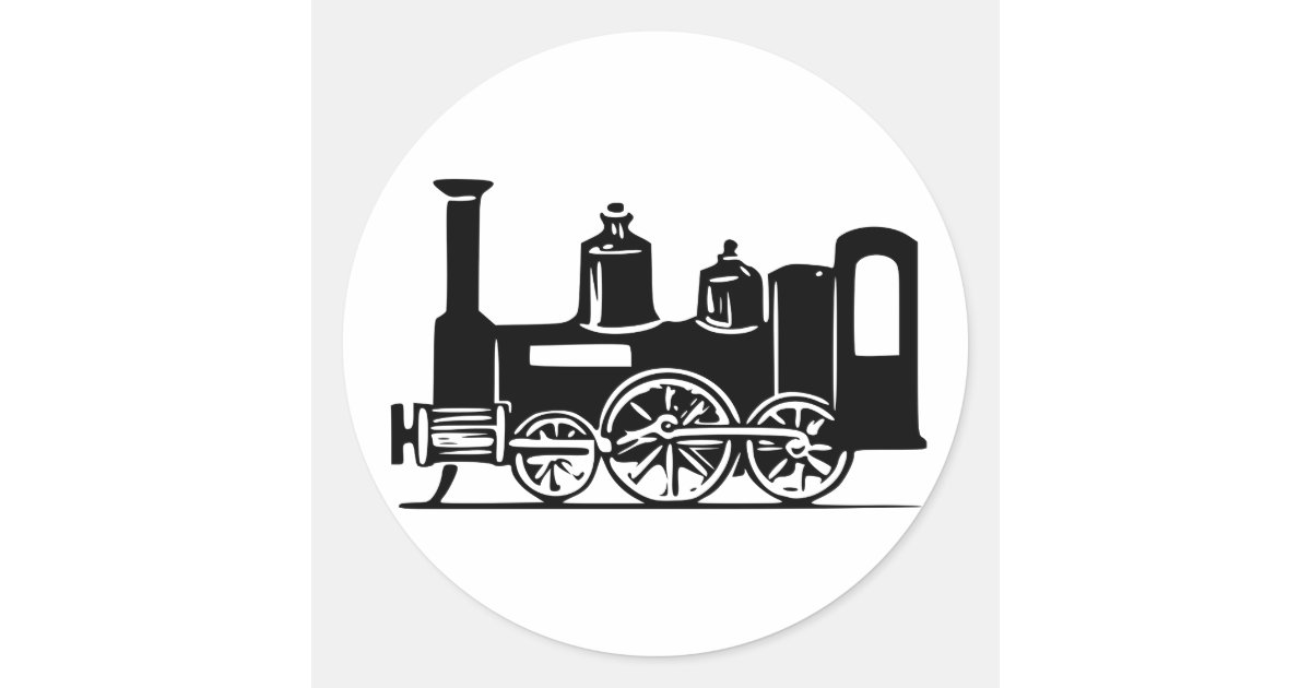 Steam Locomotive Stickers | Zazzle