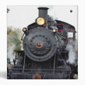 Steam Train 3 Ring Binder | Zazzle