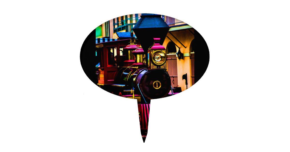 Steam Train Cake Topper | Zazzle
