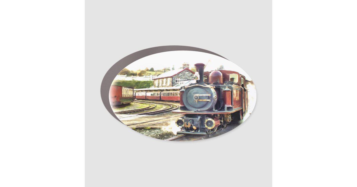 STEAM TRAIN CAR MAGNET | Zazzle