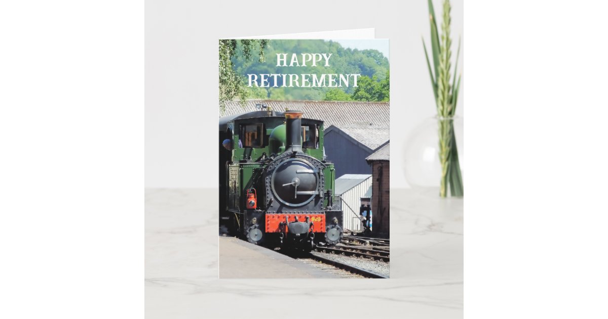 STEAM TRAIN CARD | Zazzle