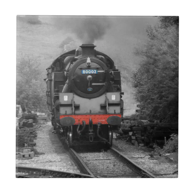 Steam Train Decorative Tile | Zazzle