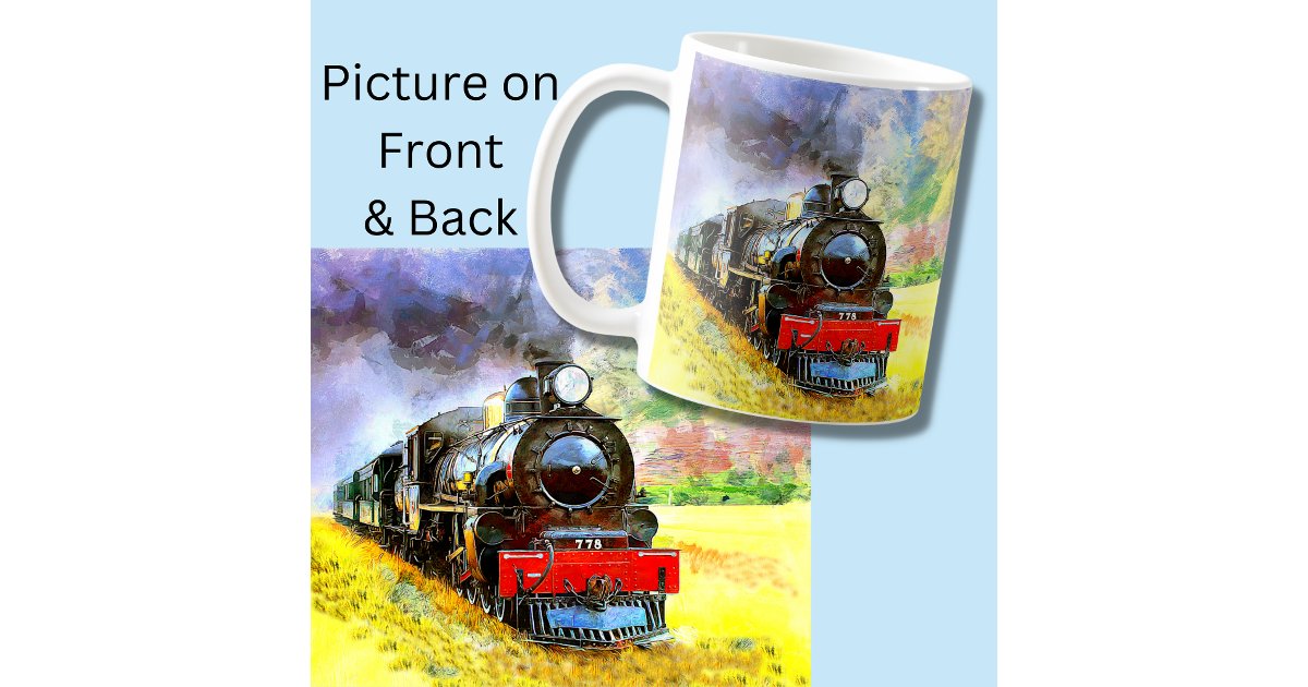 Steam Train Engine Locomotive 778 Coffee Mug | Zazzle