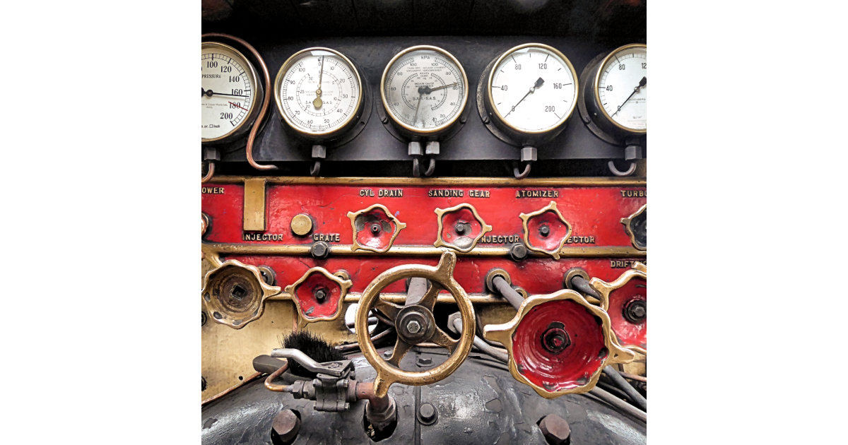 STEAM TRAIN GAUGES WRAPPING PAPER SHEETS | Zazzle