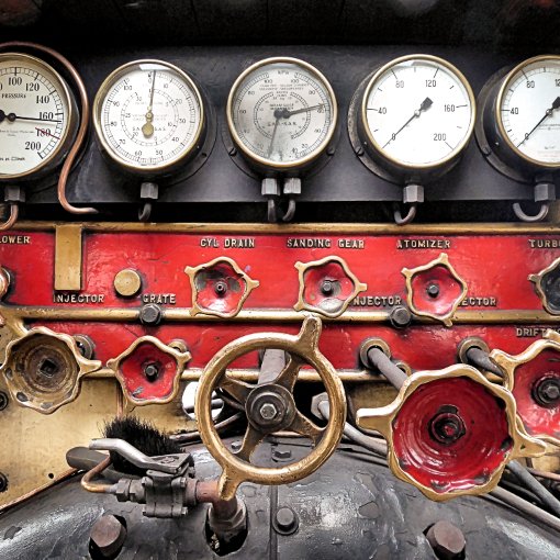 STEAM TRAIN GAUGES WRAPPING PAPER SHEETS | Zazzle