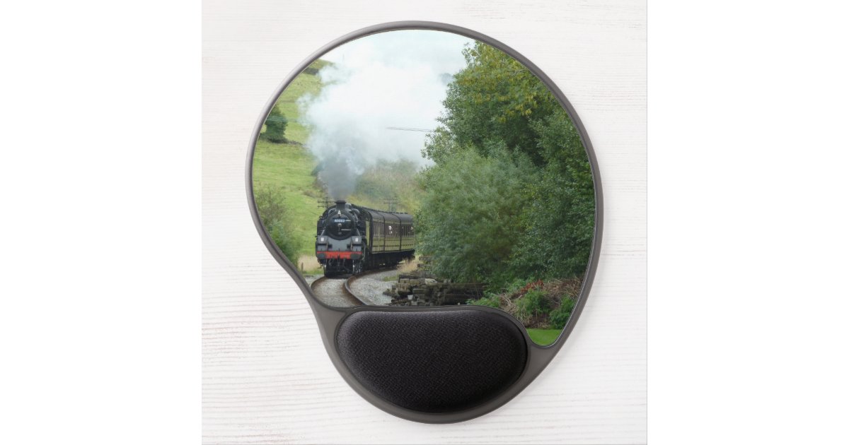 Steam Train Gel Mousepad | Zazzle