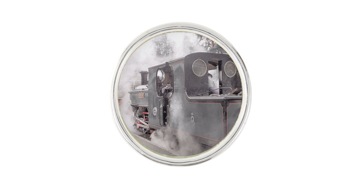 STEAM TRAIN LAPEL PIN | Zazzle