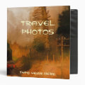 Steam Train Locomotive Travel Photo Album (Binder) 3 Ring Binder | Zazzle
