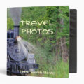Steam Train Locomotive Travel Photo Album (Binder) Binder | Zazzle