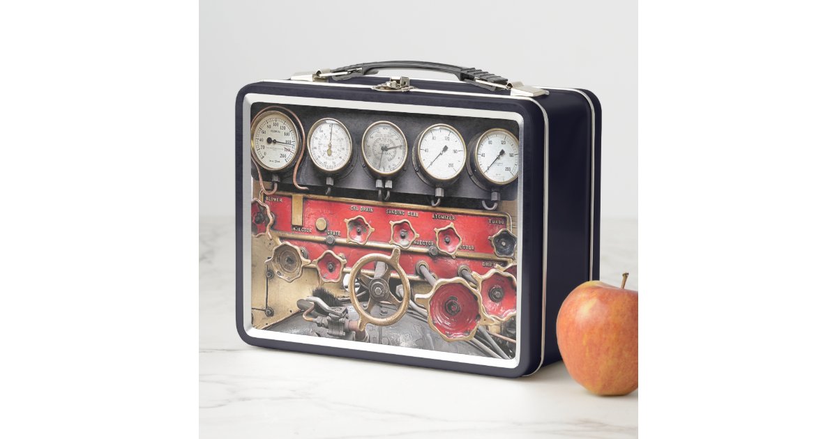 STEAM TRAIN METAL LUNCH BOX | Zazzle