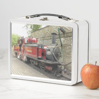 STEAM TRAIN METAL LUNCH BOX | Zazzle