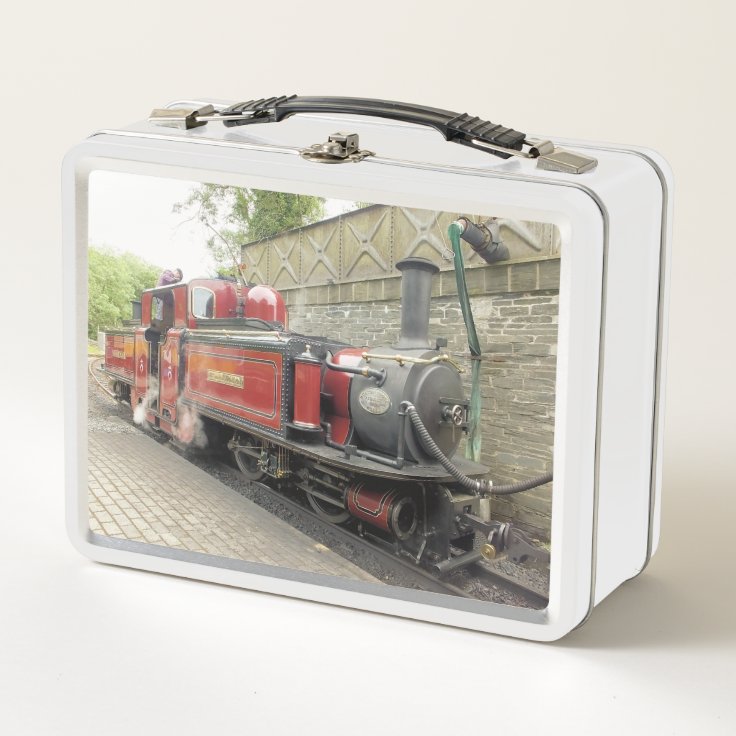 STEAM TRAIN METAL LUNCH BOX | Zazzle