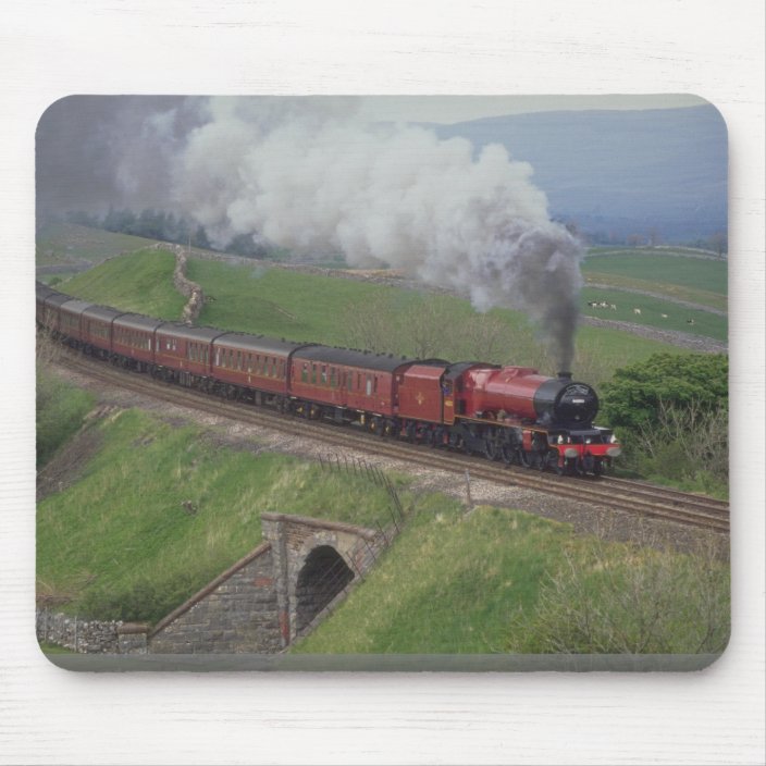 Steam train mouse pad | Zazzle.com