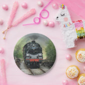 Steam Train Paper Plates | Zazzle