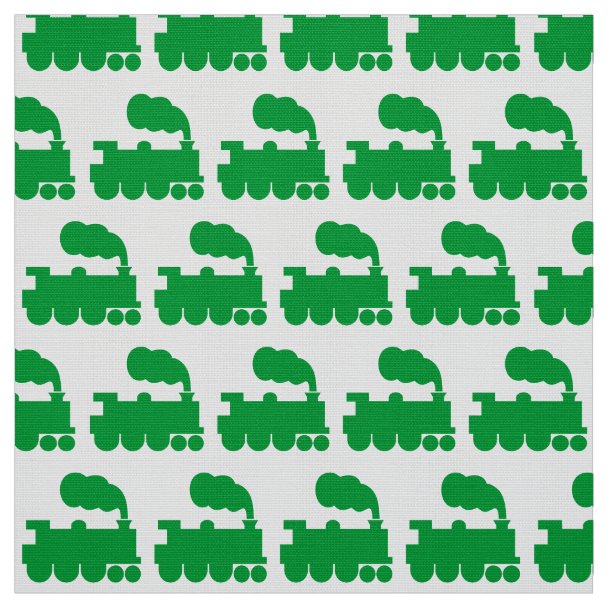 Train and Railway Fabric | Zazzle