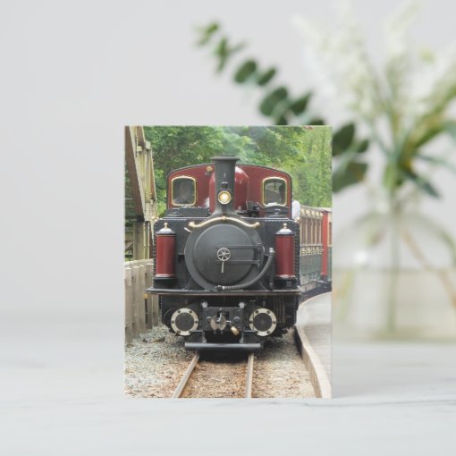 STEAM TRAIN POSTCARD | Zazzle